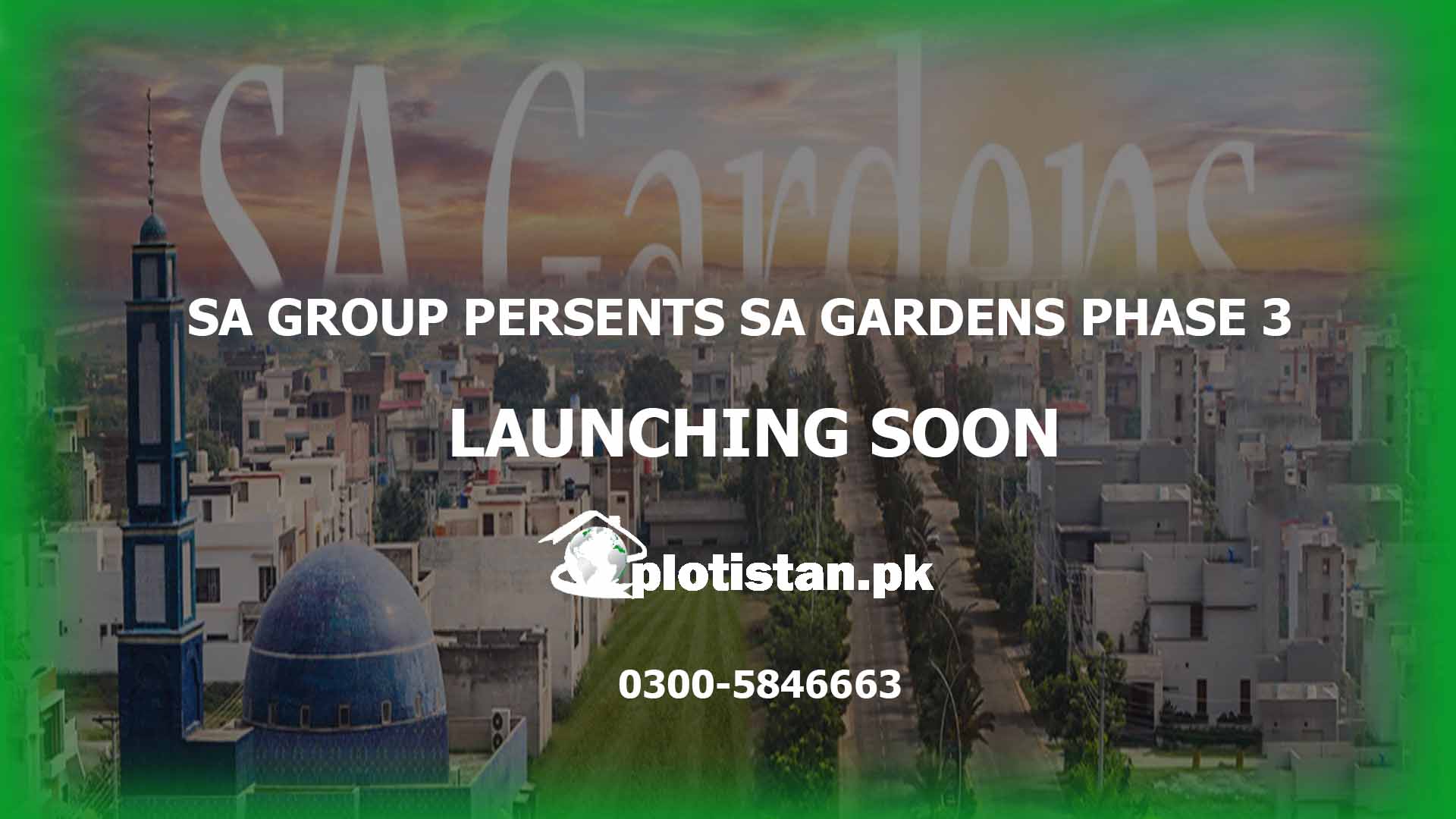 SA Gardens Lahore Phase 3 - Payment Plan - Location Map