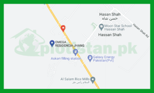 Omega Vista Jhang - Payment Plan 2023 - Location Map